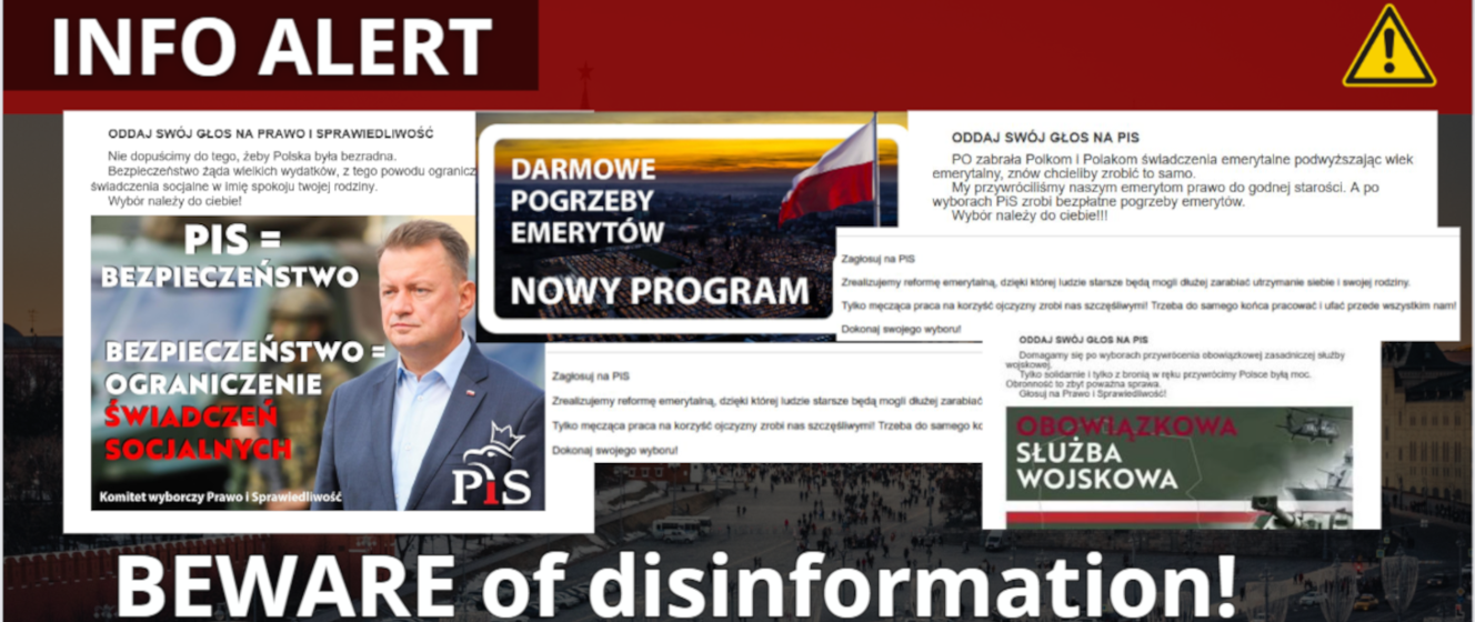 BEWARE of disinformation campaigns - Special Services - Gov.pl website