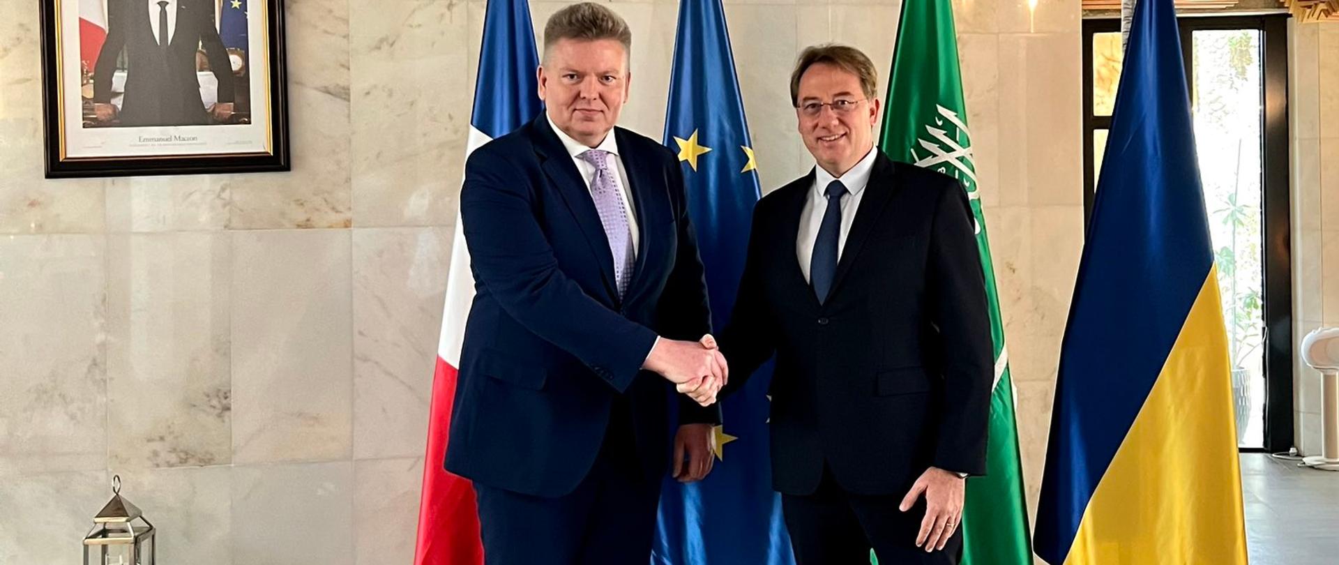 Spotkanie ambasadorów Polski i Francji w Arabii Saudyjskiej - Polska w Arabii Saudyjskiej ...