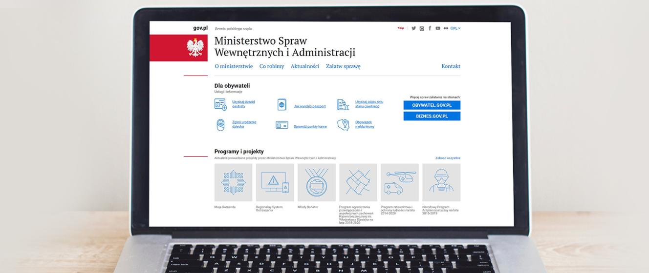 Do portalu Gov.pl dołącza Ministerstwo Spraw Wewnętrznych i ...