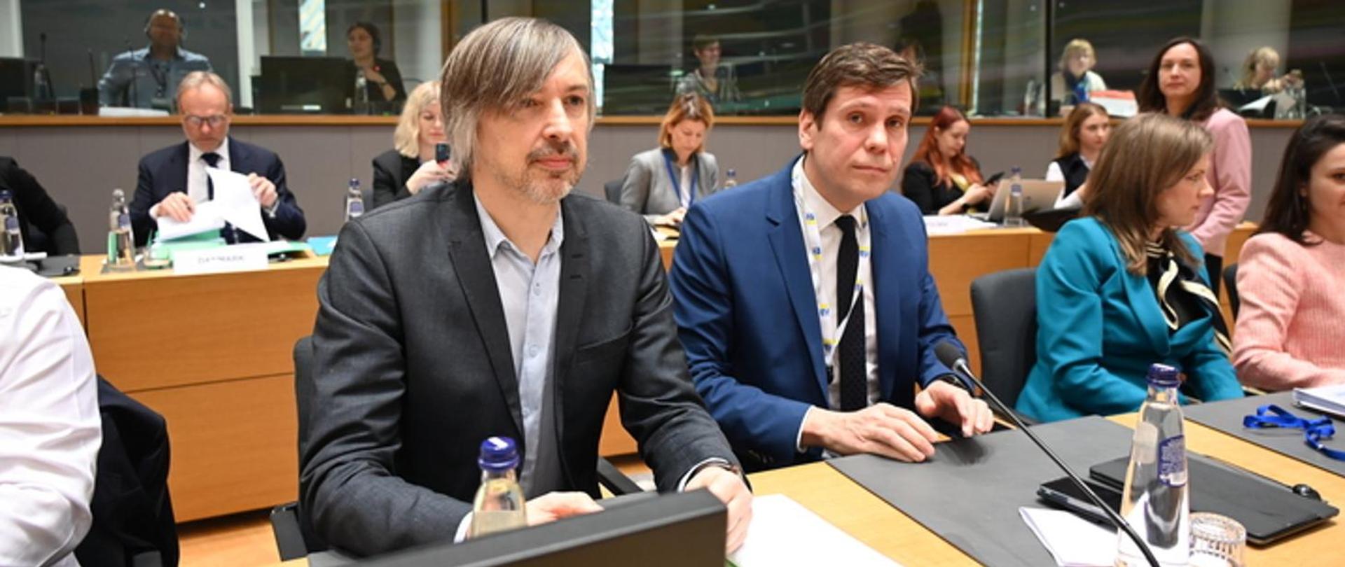 Deputy Minister Krzysztof Bolesta at the EU Environment (ENVI) Council ...