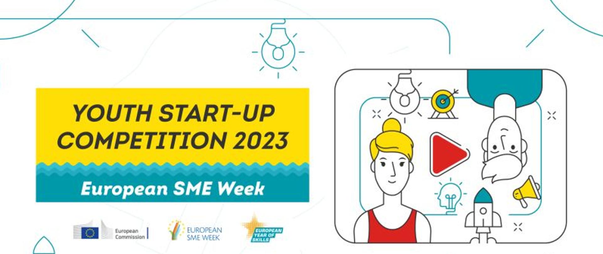 Informacja o konkursie Youth Start-Up Competition (YSC) 2023 dla osób w wieku od 18 do 25 lat ...